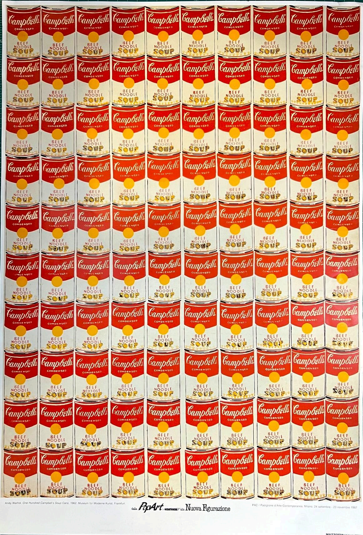 WARHOL, Andy | Poster. One Hundred Campbell’s Soup Cans, 1962 – Glenn ...