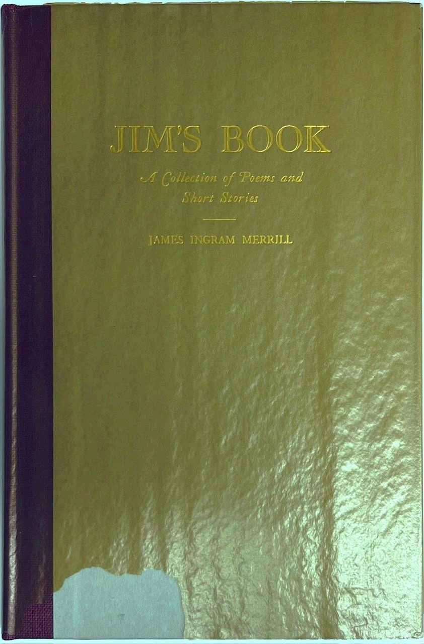 MERRILL, James | Jim's Book – Glenn Horowitz Bookseller